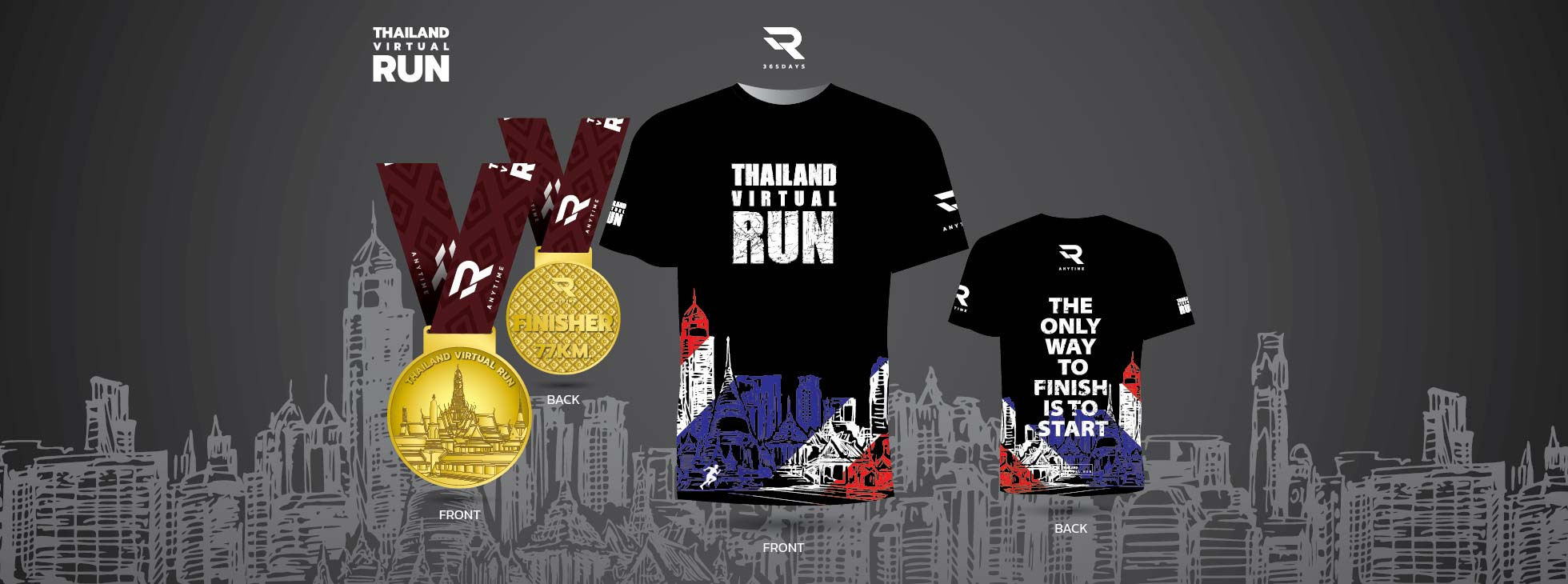 Virtual Run Virtual Race - Run 365 Days