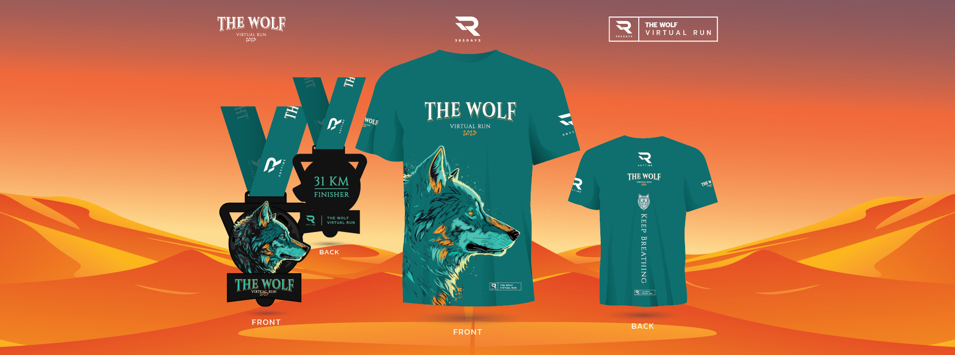 The Wolf Virtual Run 2023 - Run 365 Days