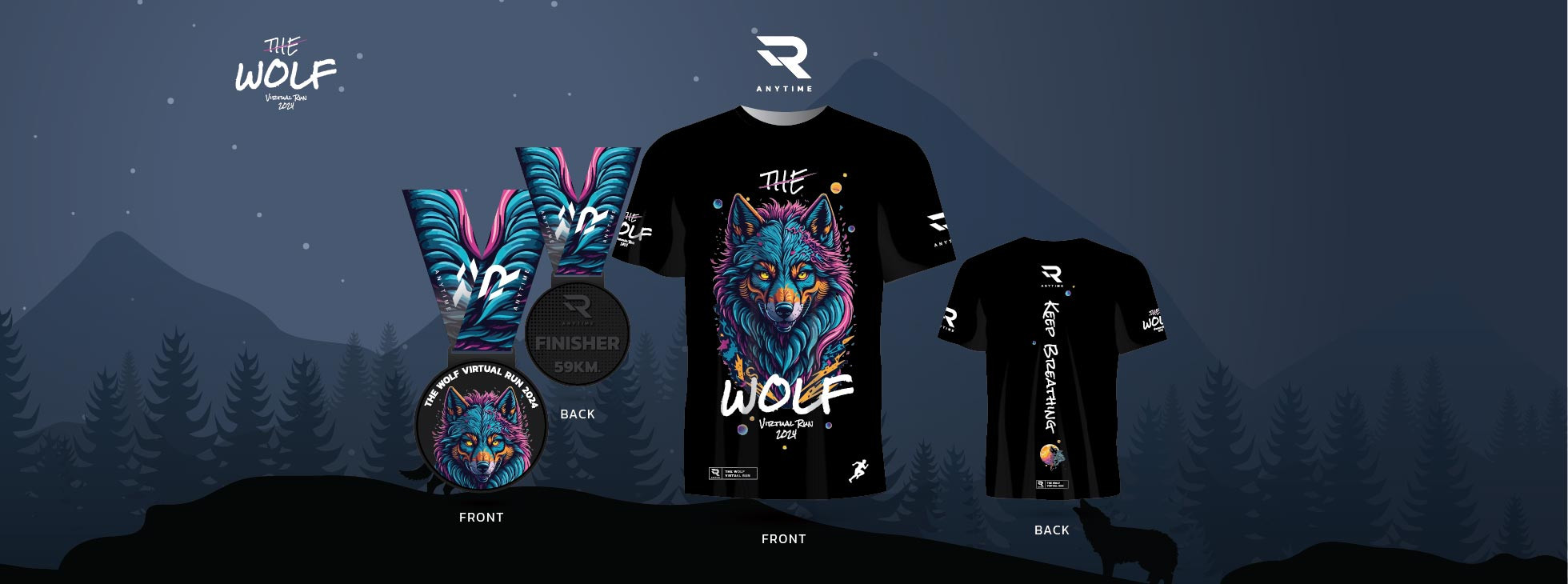 The Wolf Virtual Run 2024 - Run 365 Days
